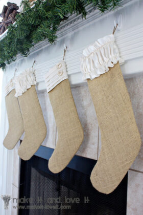 24 DIY Christmas Stocking Decorating Ideas to Make With Family