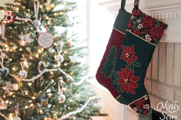 24 DIY Christmas Stocking Decorating Ideas to Make With Family