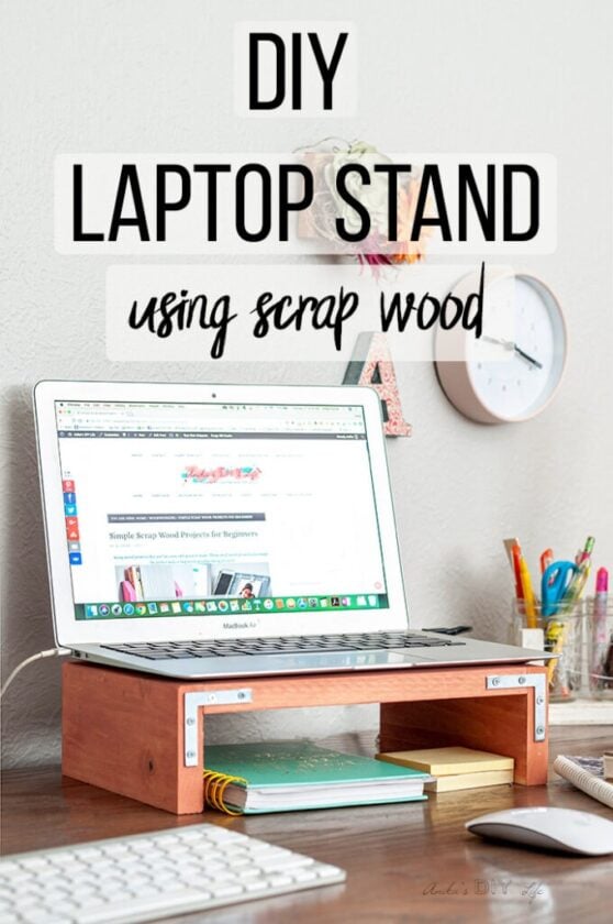 14 Easy DIY Laptop Stand Ideas That Are Super Portable