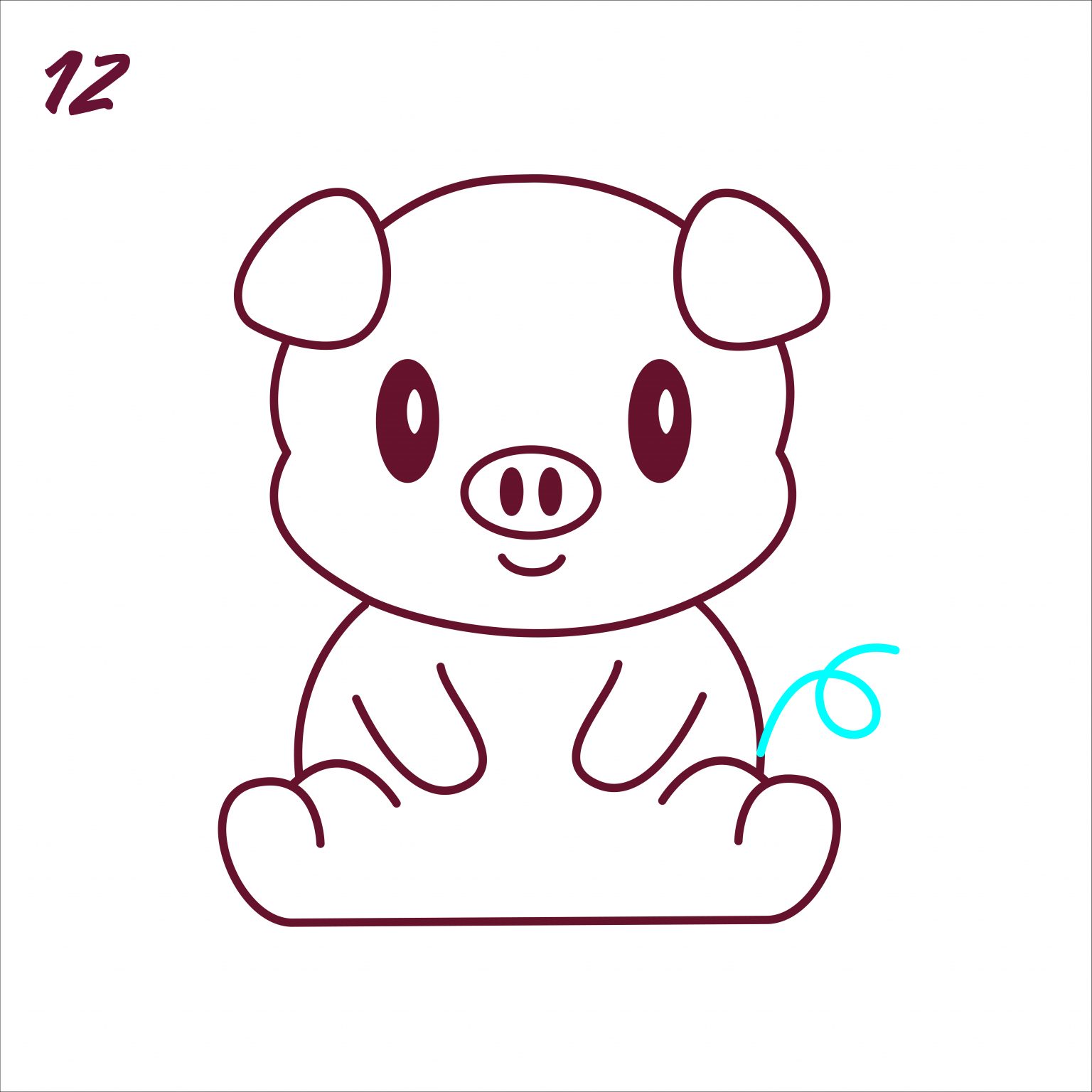 How to Draw a Pig: Easy Step-by-Step Pig Drawing [With Video]
