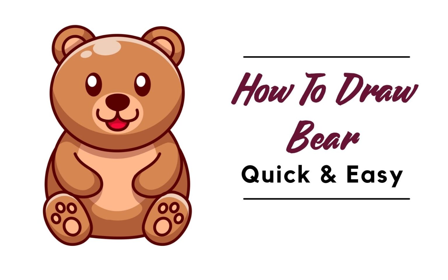 Easy Pictures to Draw of a Bear Face - Collins Sperwit