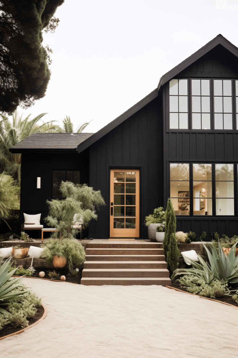 Elegant Black Home Exterior Ideas