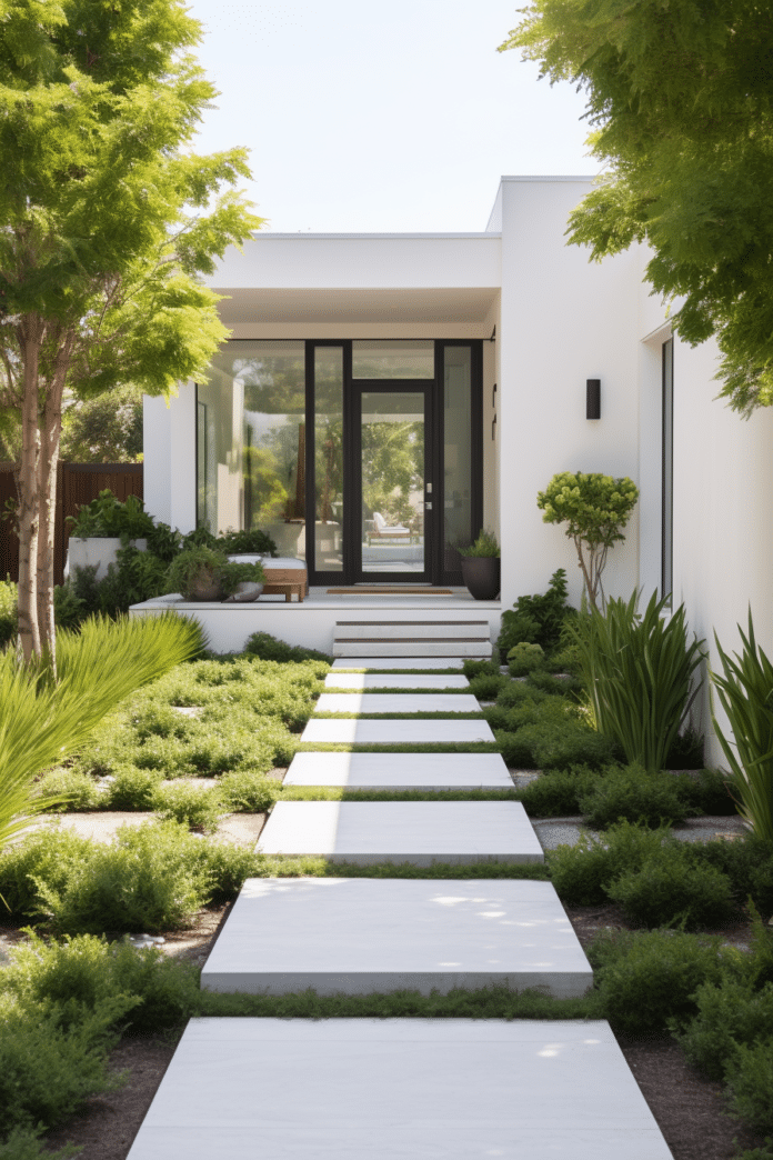40+ Modern Front Yard Landscaping Ideas for Max Curb Appeal