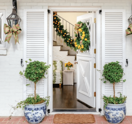 Front Door Ideas for a Home With White Paint