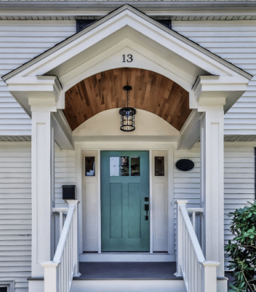 Front Door Ideas for a Home With White Paint