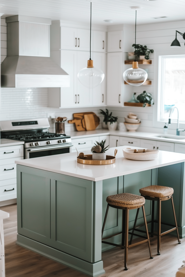50+ Two-Tone Kitchen Cabinet Color Ideas