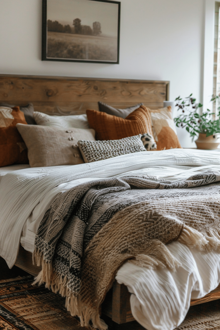 Cozy Earthy Bedroom Ideas With Natural Elegance