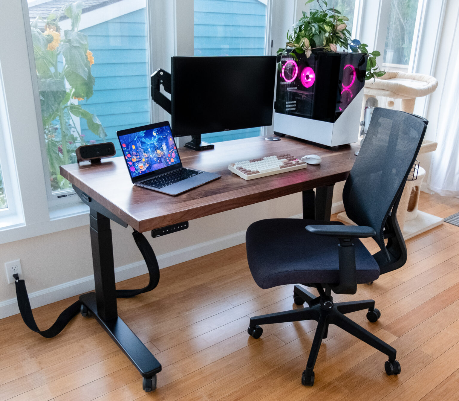 UPLIFT V3 Standing Desk Review (Walnut Wide-Plank)