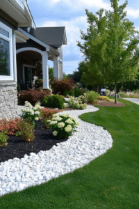 20+ Elegant White Rock Landscaping Ideas