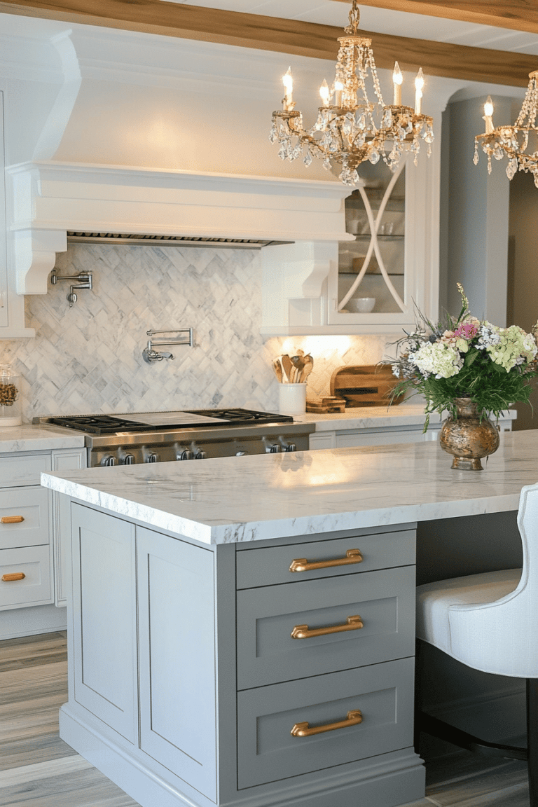 30+ Classic White Backsplash Kitchen Ideas